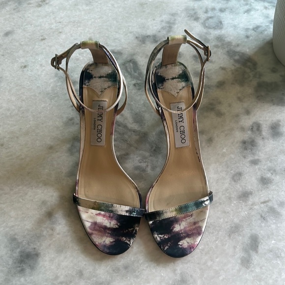 Jimmy Choo | Shoes | Jimmy Choominny Anklestrap Tiedye Sandals | Poshmark